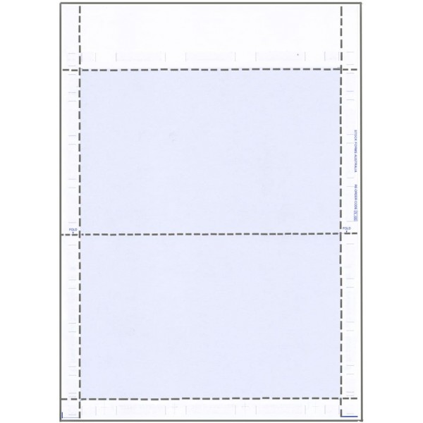 Quicken A4 Self Seal Laser Pay Envelope - V Fold
