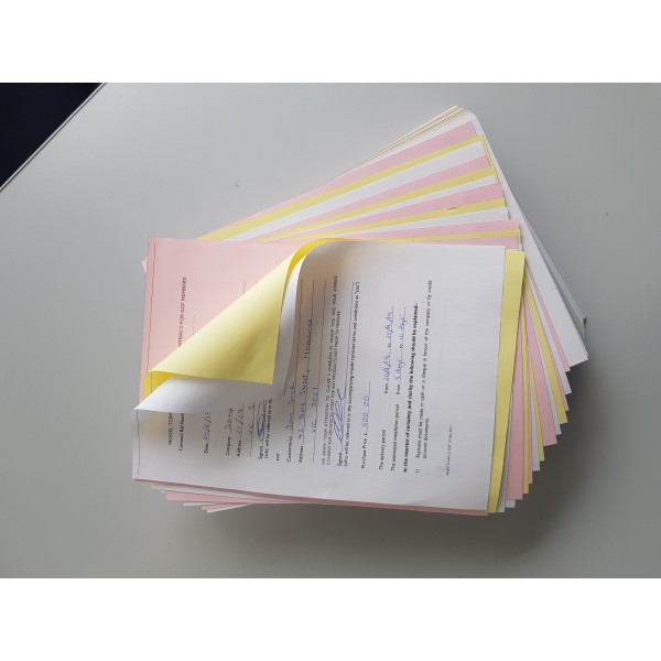 Carbonless A4 Copy Paper - A4 Triplicate Carbonless Copy Paper