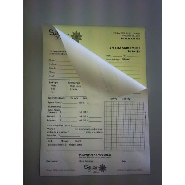 Carbonless A4 Copy Paper - A4 Duplicate Carbonless Copy Paper