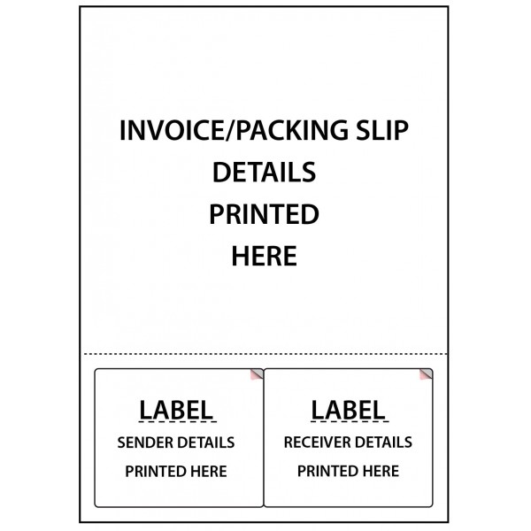 Integrated Labels - 2 Per Sheet 95mm X 78mm