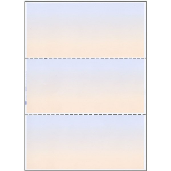 Perforated Paper - A4 Blue/beige Paper with 2 Horizontal Perforations