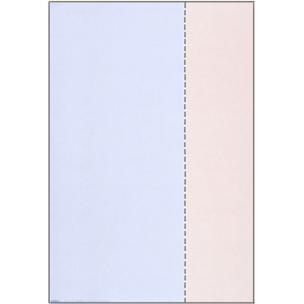 A4 Blue/beige Paper with Vertical Perforation - Made in AU