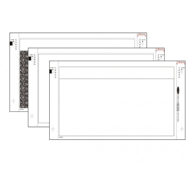 Premium Universal 3 Part Continuous Sealed Pay Envelope