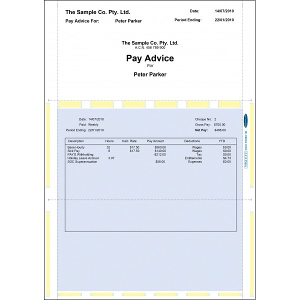 A4 Laser Pay Envelopes - A4 Pressure Seal Laser Pay Envelope - Z Fold